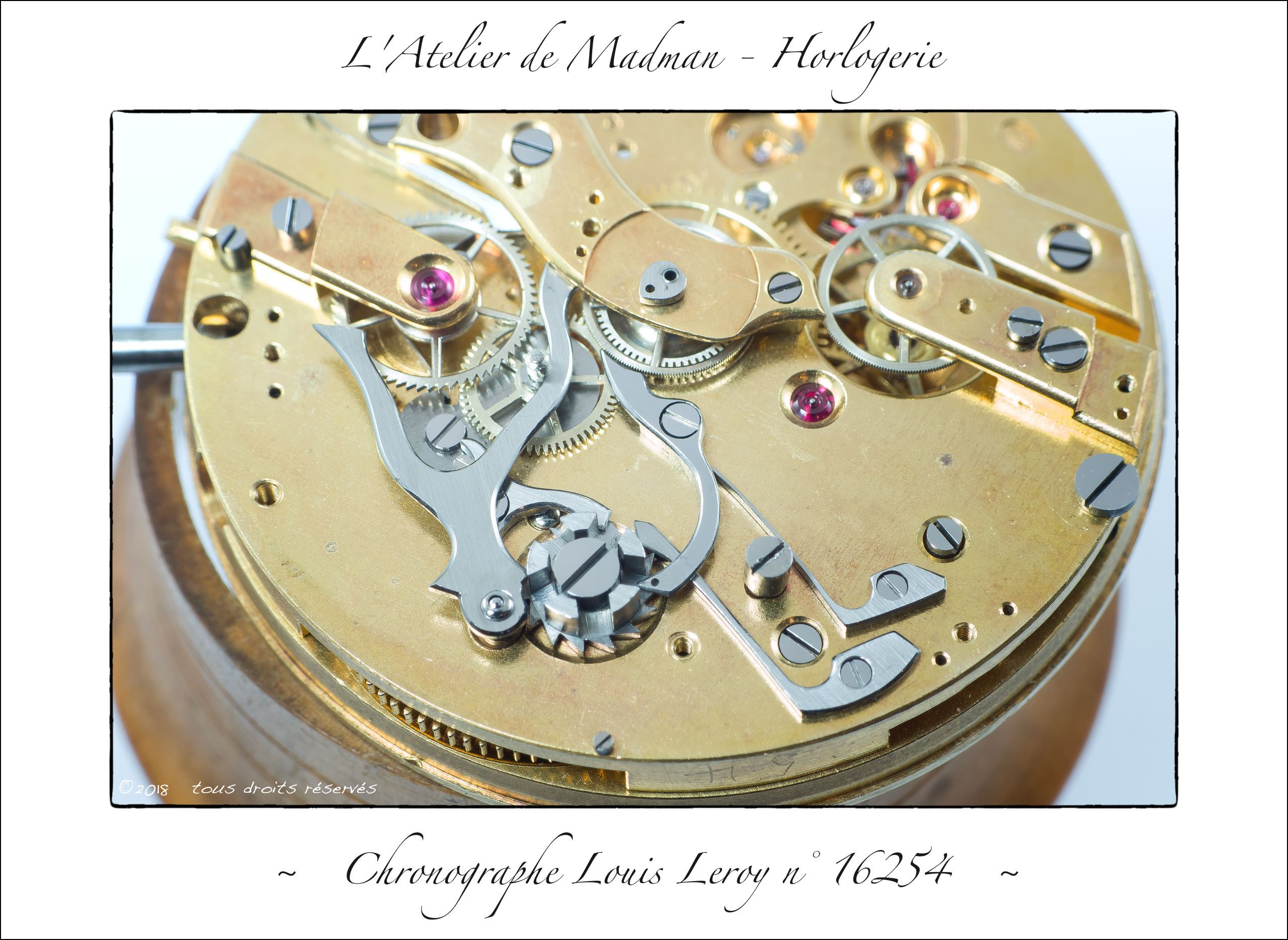 Louis Leroy n°16254 - L'Atelier de Madman - Horlogerie